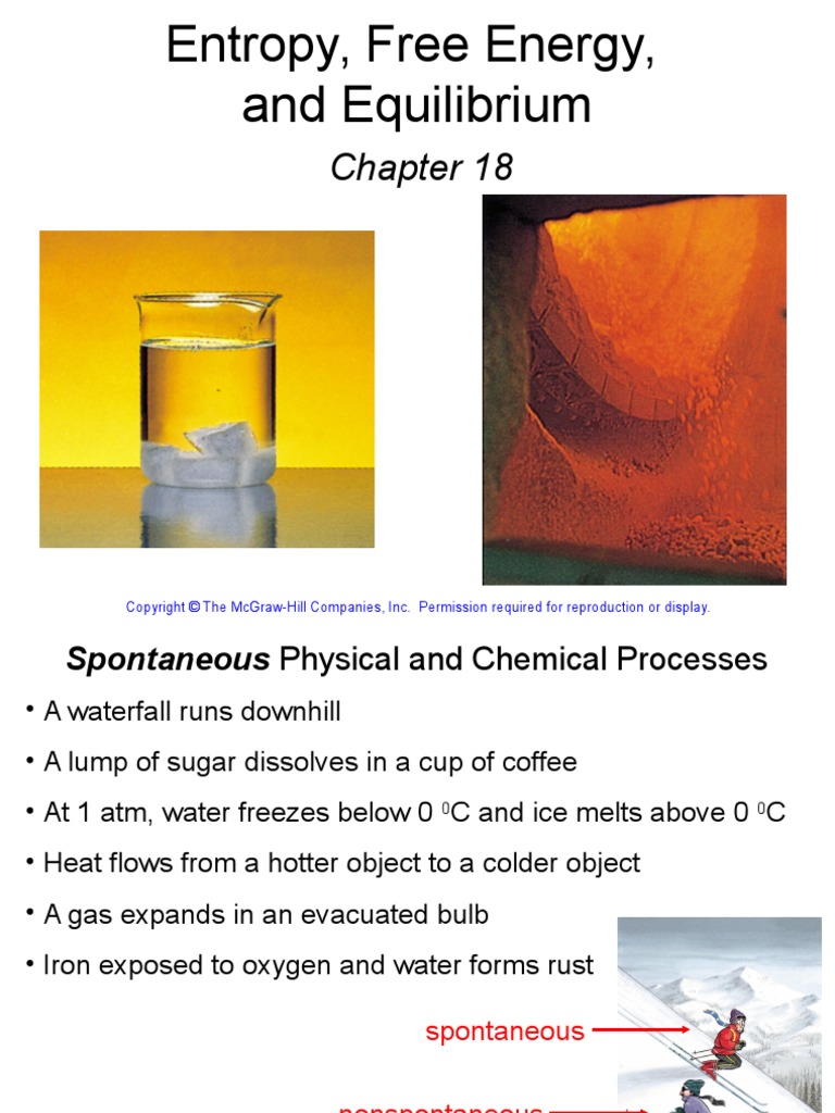 Chapter 18 Powerpoint L | PDF | Entropy | Gibbs Free Energy
