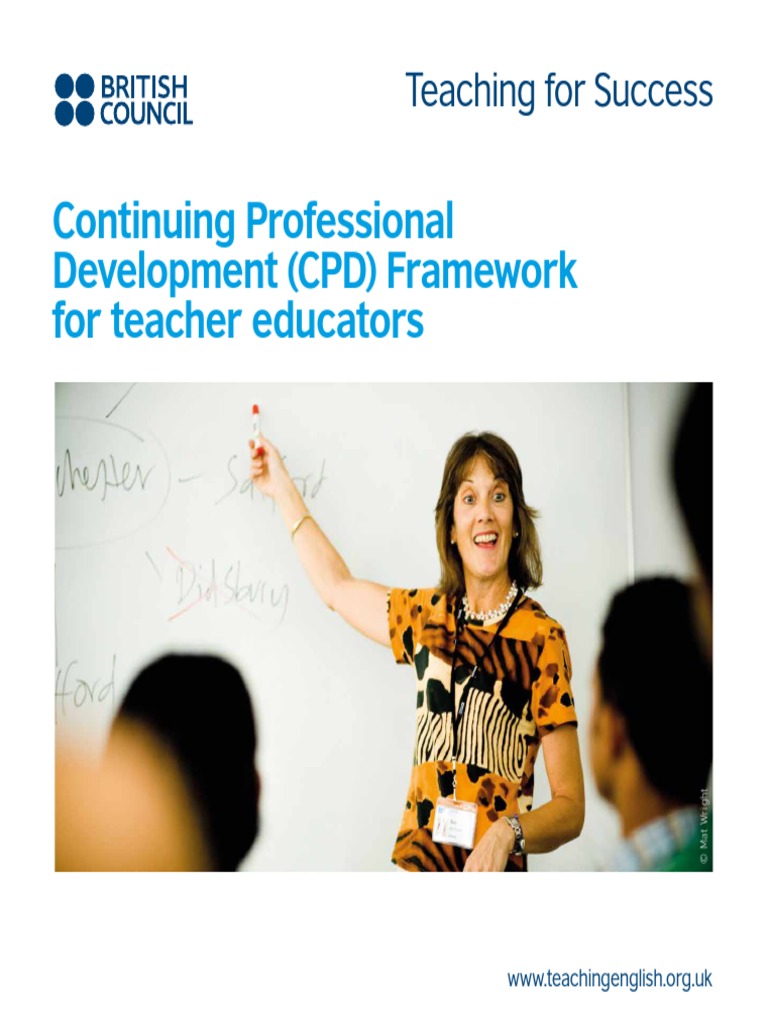 Continuing Professional Development (CPD) Framework For Teacher ...