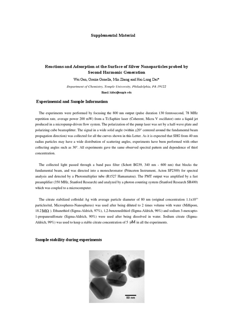 Silver SHG Paper For JCP Communication - Supplemental Material Revised ...