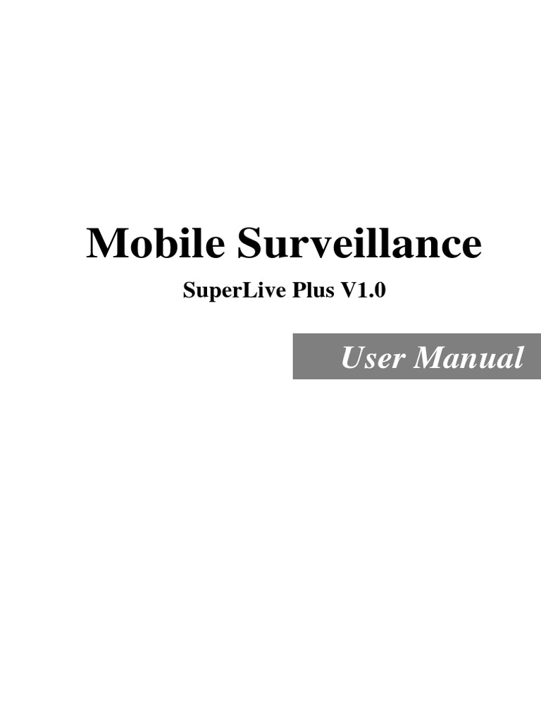 SuperLive Plus User Manual | PDF | Google Play | Ip Address