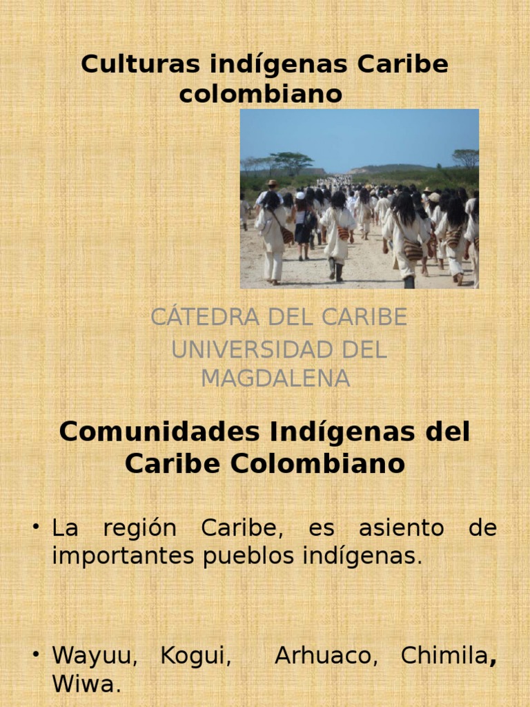 Culturas Indígenas Caribe Colombiano | Pueblos Indígenas de las ...