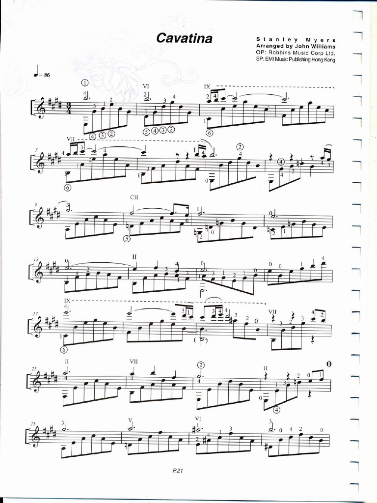 Acordes De Guitarra Cavatina