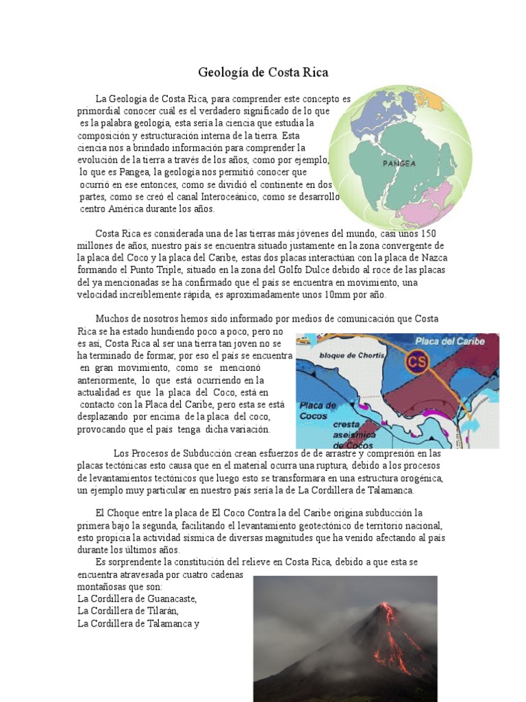 Geología de Costa Rica | Volcán | Tierra