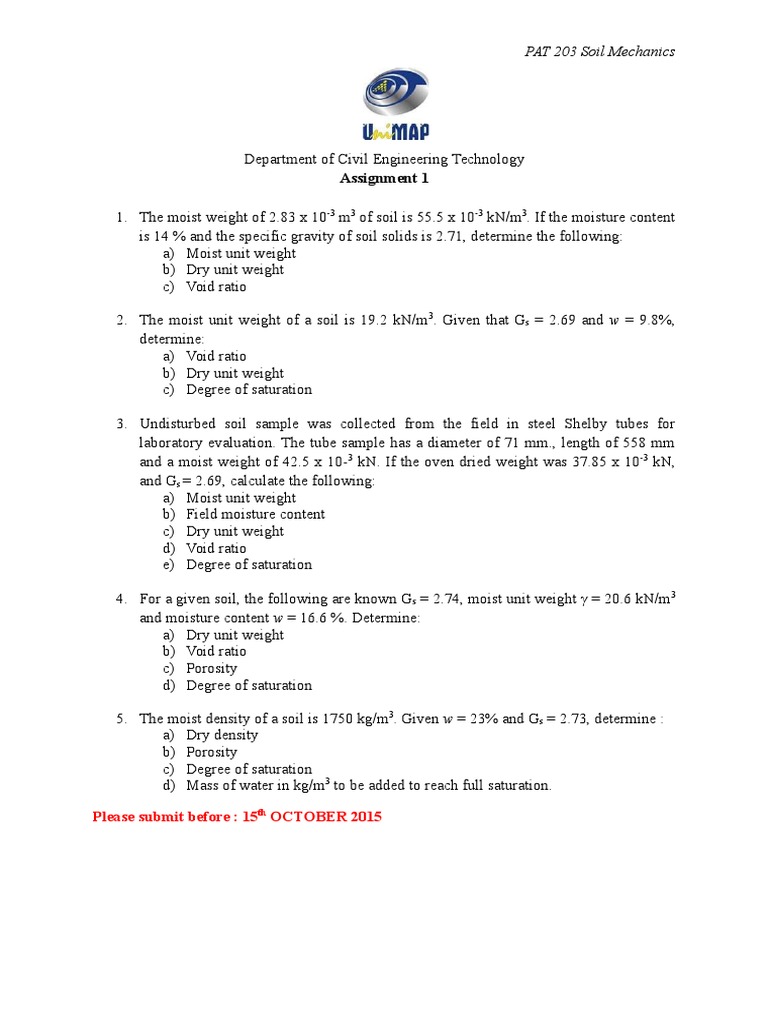 Assignment 1 - Pat203 | PDF