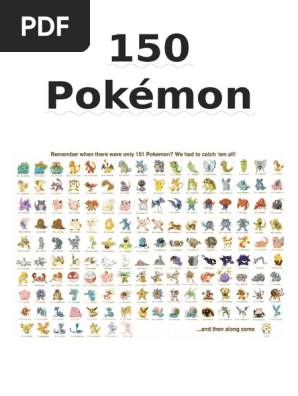 All 150 Pokemon