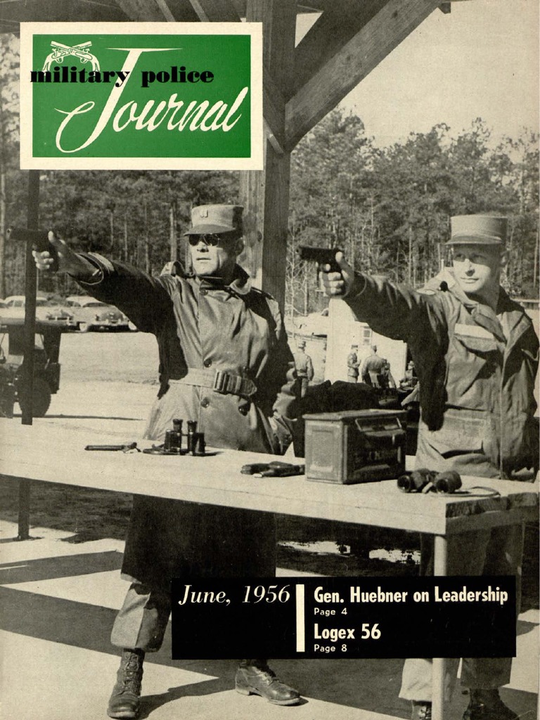 Military Police Journal June 1956 | PDF | General Officers In The ...