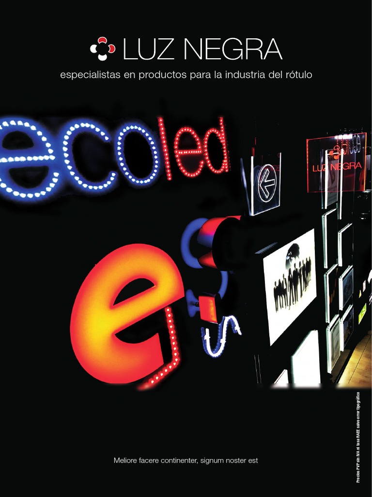 Luz Negra Tarifa Ecoled 1475837529-0-13 | Descargar gratis PDF | Diodo emisor de luz | Aluminio