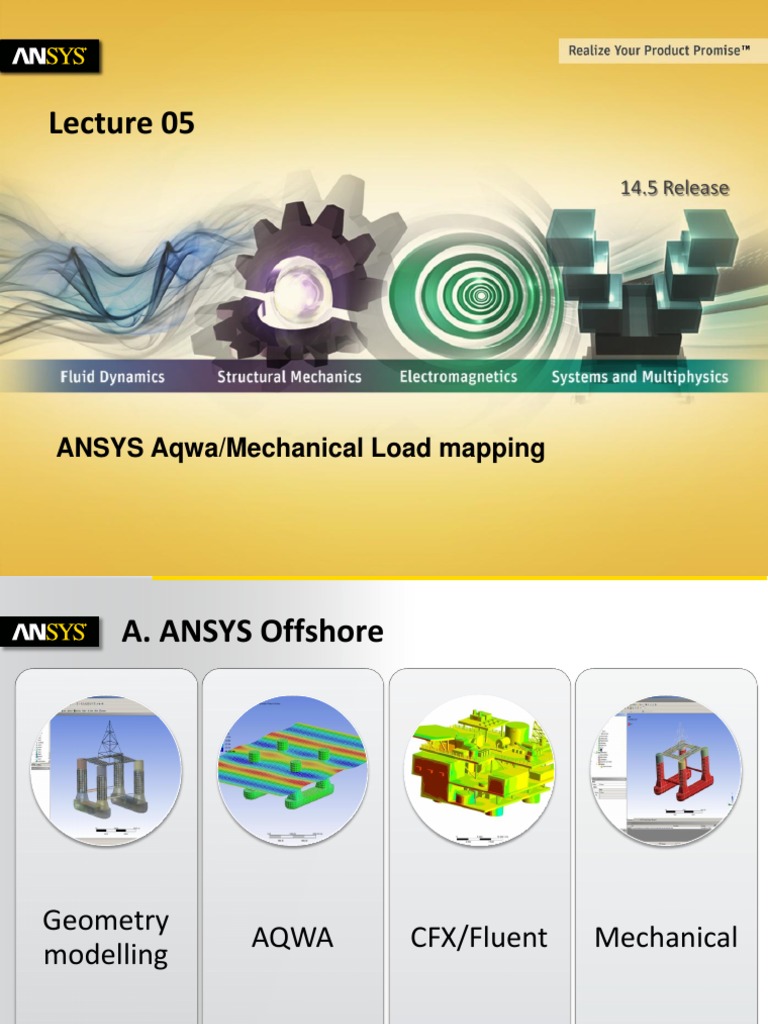 Aqwa-Intro 14.5 L05 Load Mapping PDF | PDF | Finite Element Method | Inertia