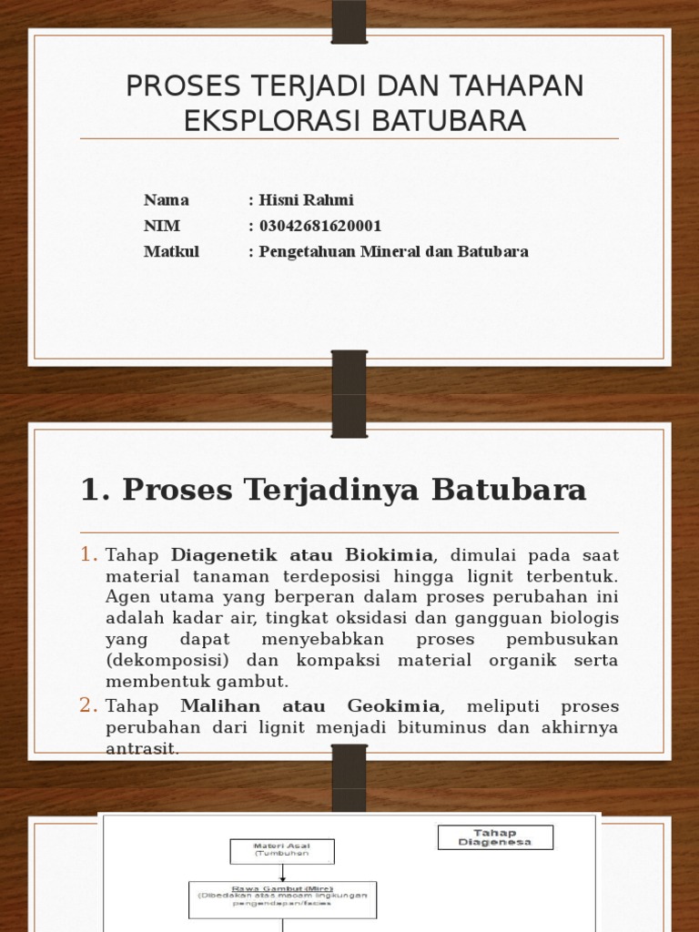 Proses Terjadi Dan Tahapan Eksplorasi Batubara | PDF