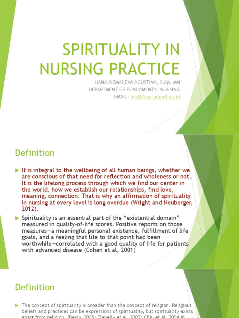 Spirituality in Health Care | Download Free PDF | Compassion | Spirituality