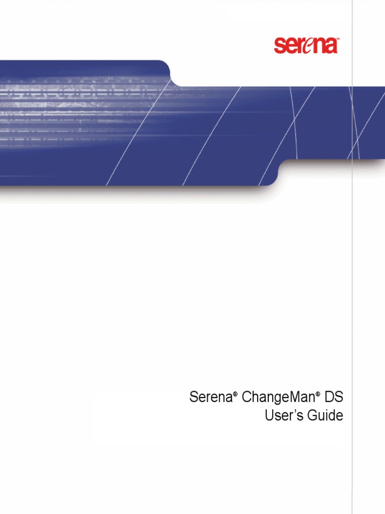 ChangeMan DS User Guide | PDF | Version Control | Software Development