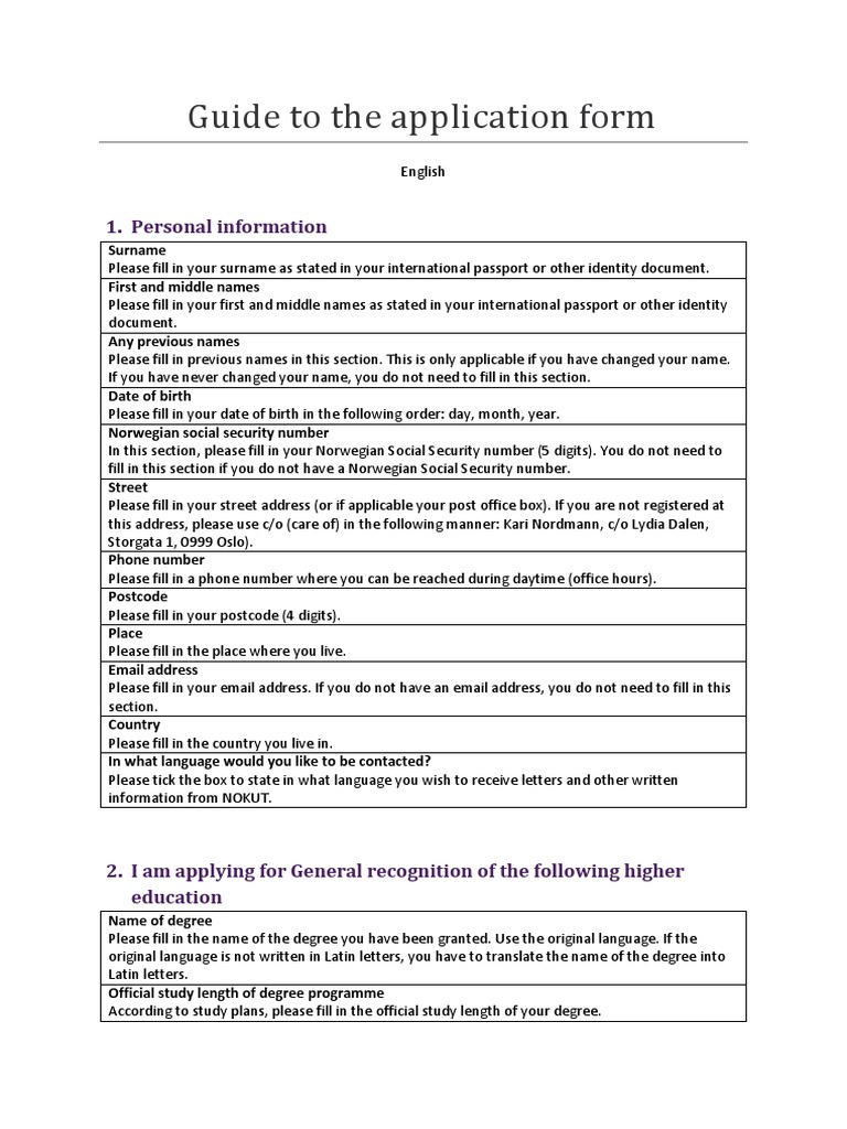 Guide Application Form En-Nokut | PDF | Academic Degree | Thesis