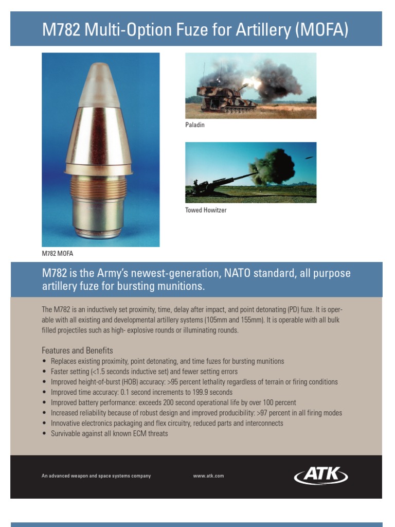 MOFA Fuze | PDF | Artillery | Fuze
