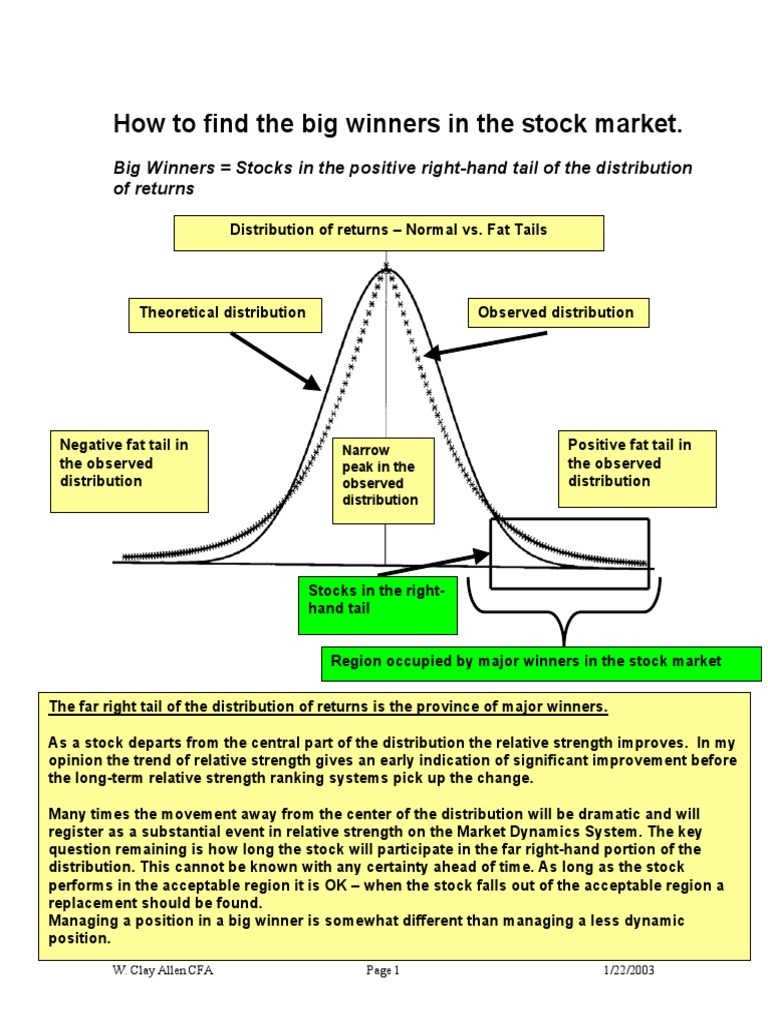 Identifying Stock Market Big Winners | PDF