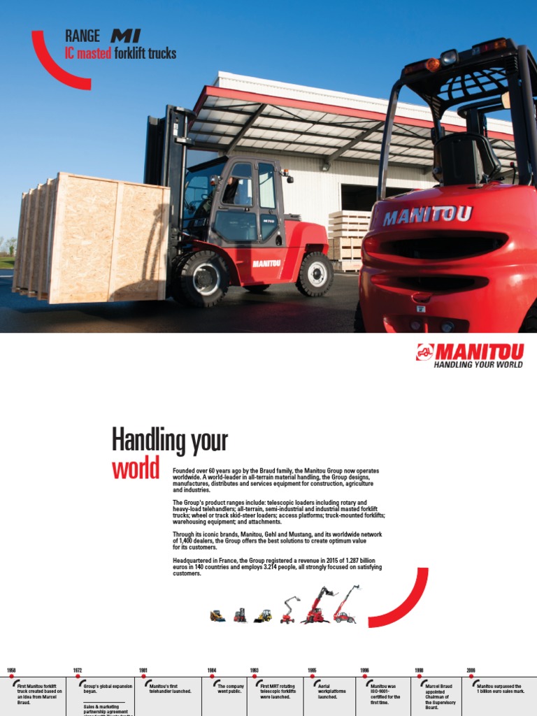 Manitou MI Range Brochure EN | PDF | Diesel Engine | Engines
