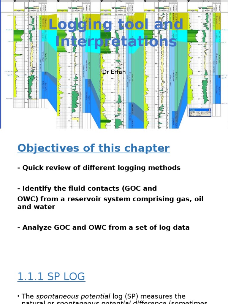 Analyzing Well Logs to Identify Fluid Contacts and Evaluate Reservoir ...