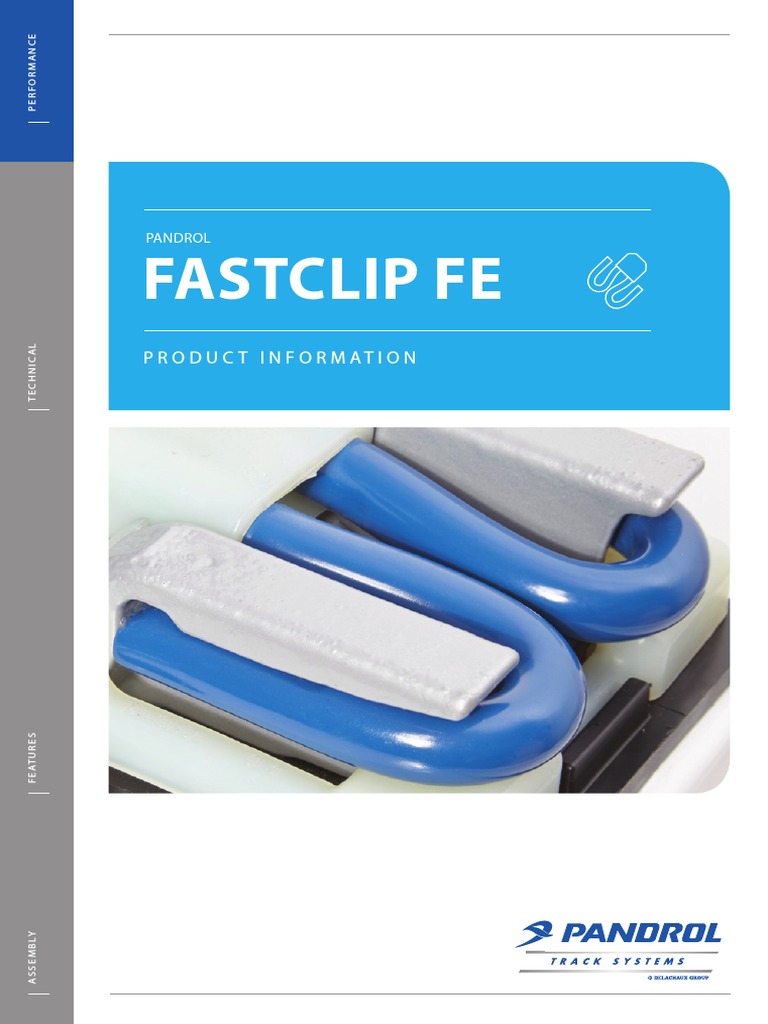 Fastclip Fe | PDF | Track (Rail Transport) | Rail Infrastructure