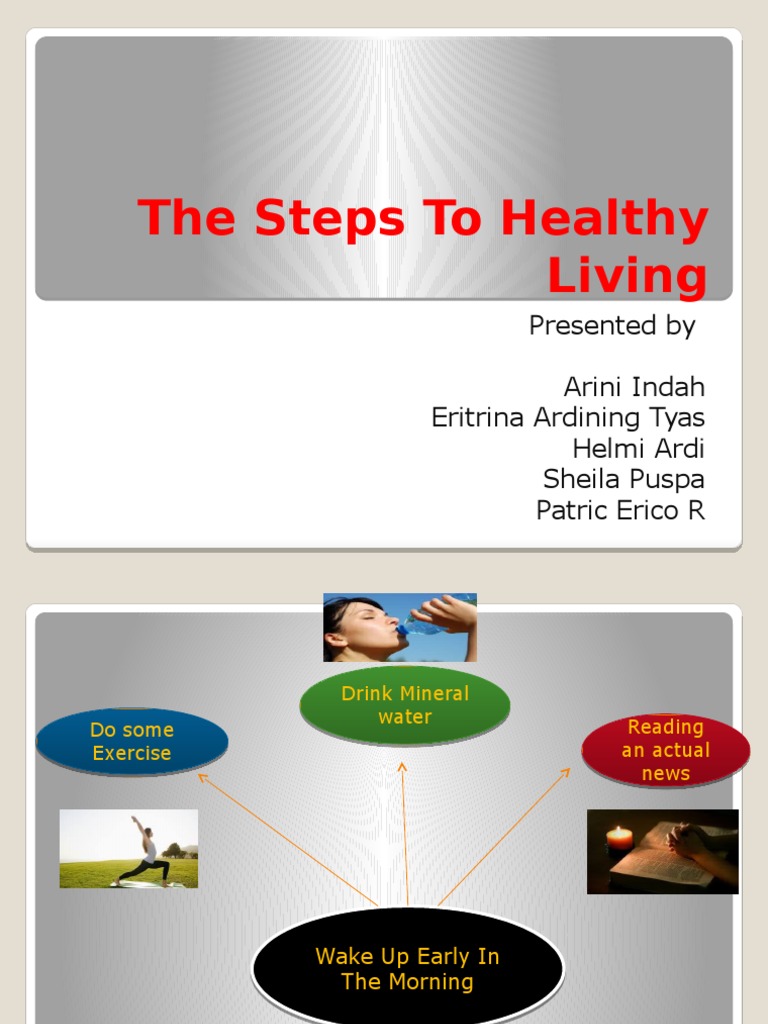 Steps to Healthy Living Guide | PDF | Wellness