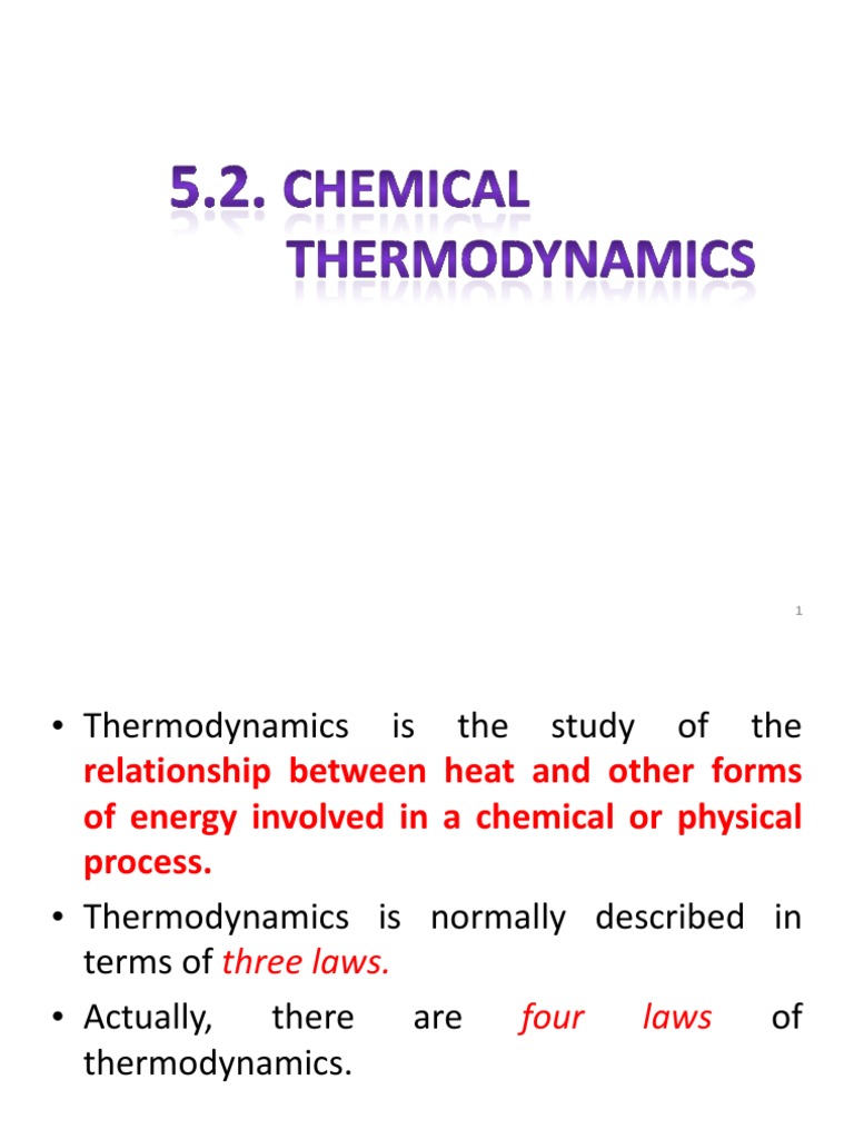 11 - Chemical Thermodynamics | PDF | Entropy | Gibbs Free Energy