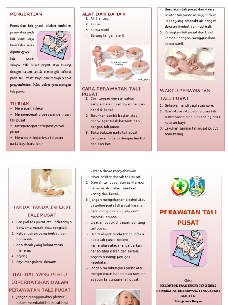 Leaflet Perawatan Tali Pusat