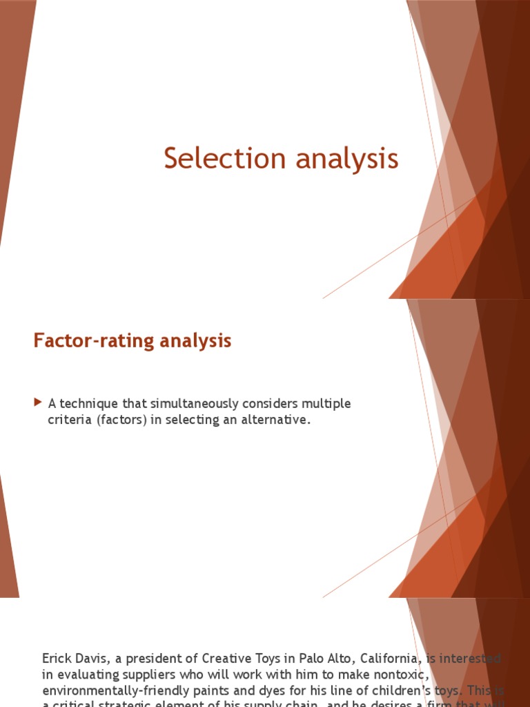 Lecture 11 - Factor-Rating | PDF