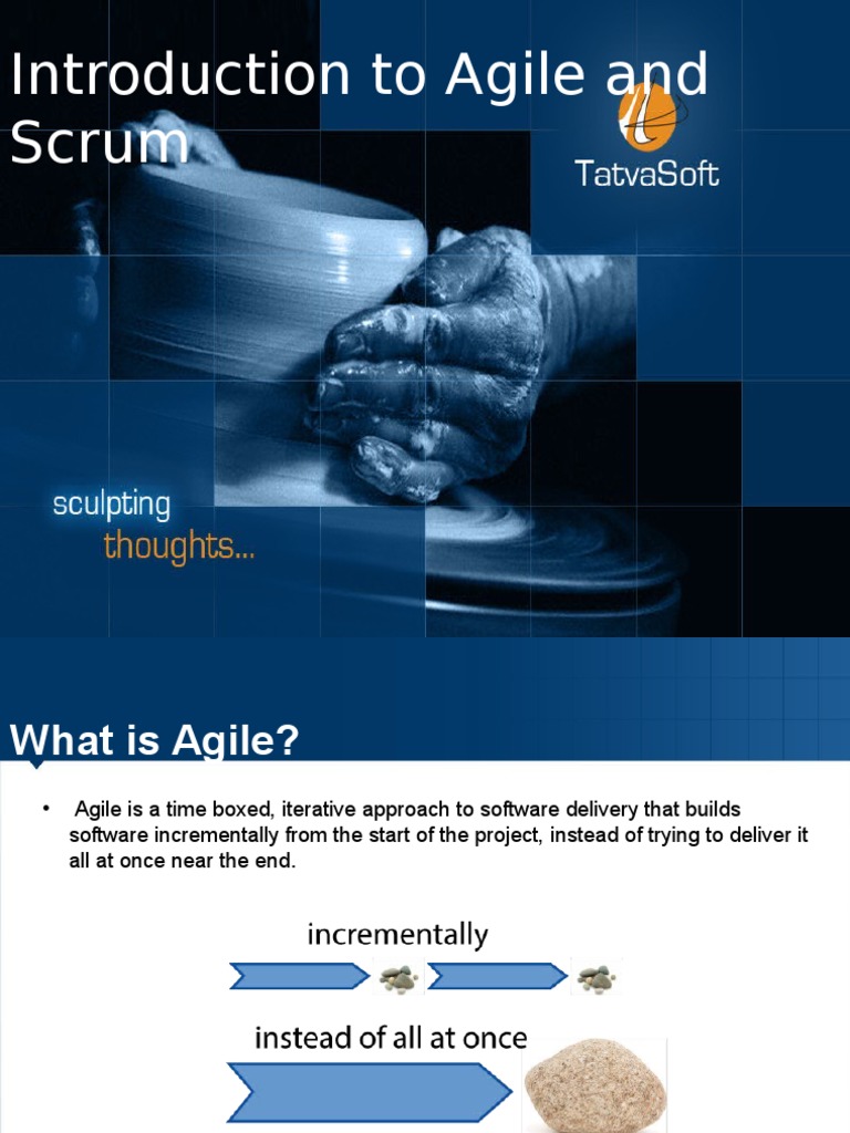 Introduction To Agile and Scrum | PDF | Control Flow | Agile Software ...