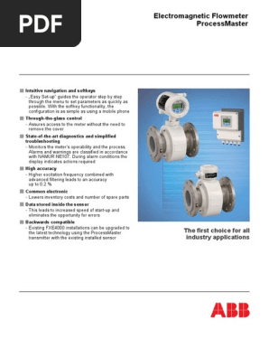 ABB Electromagnetic Flow Meter Seeautomation Engineers By, 43% OFF
