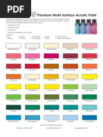 DMC Color Chart in Numerical Order With Color Name | PDF | Green | Color
