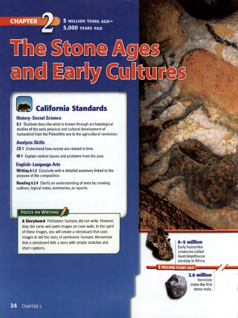 MS-HSS-AC-Unit 1 - Chapter 2 - Stone Ages and Early Cultures | PDF ...