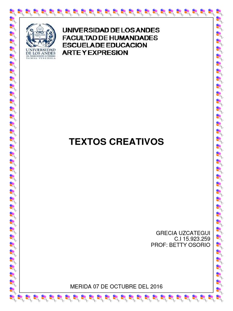 TEXTOS CREATIVOS | Guión