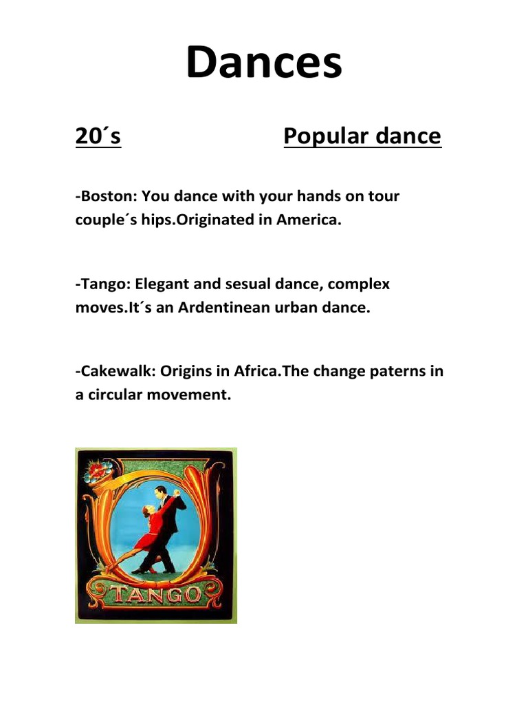 Popular Social Dances Through the Decades: A Brief Overview of Dance ...