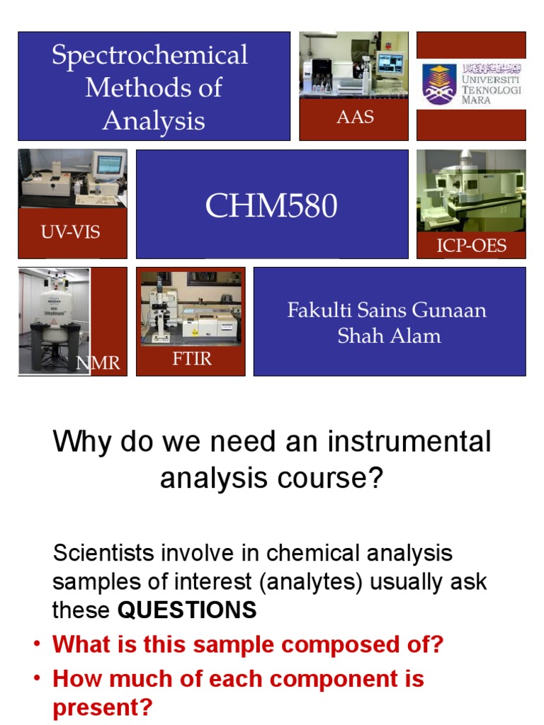 Chapter 1 - Introduction To Spectrometric Methods | PDF | Emission ... Chapter 1 - Introduction To Spectrometric Methods | PDF | Emission ...