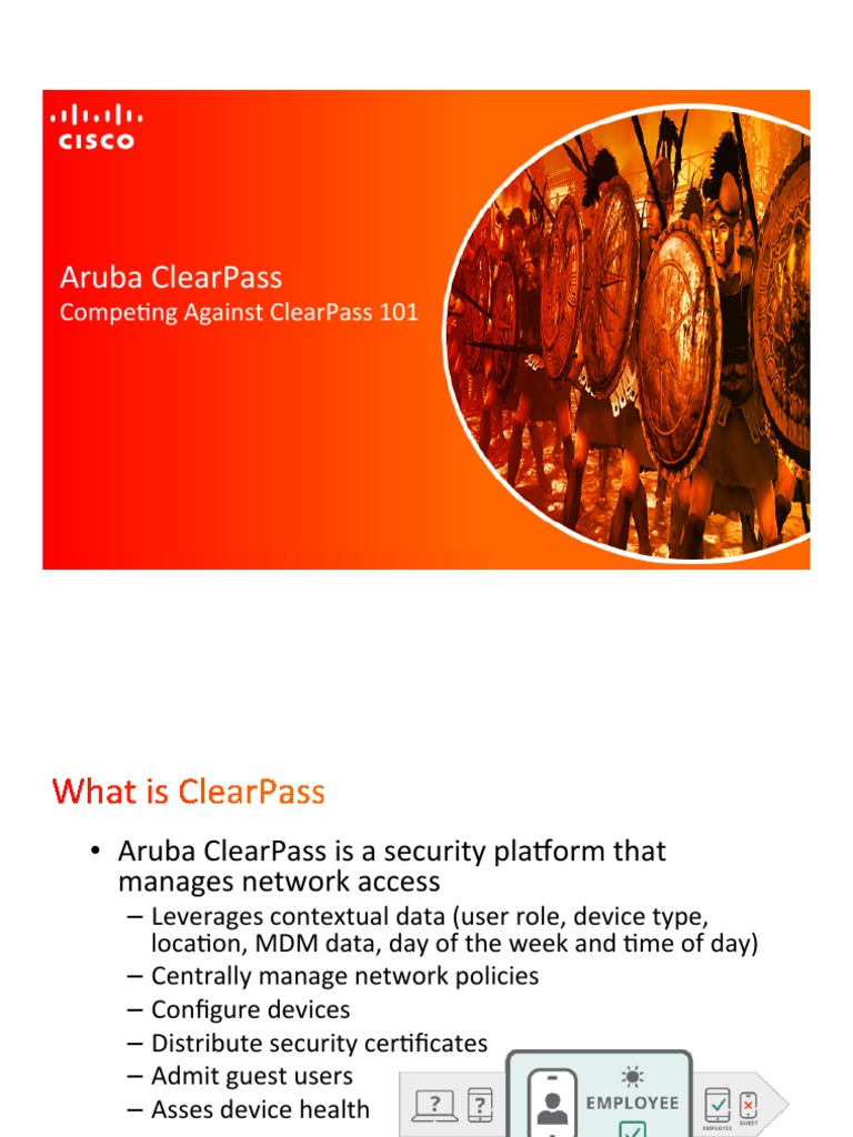 ClearPass Training Partnersv2 | PDF | Cisco Systems | Mobile Technology