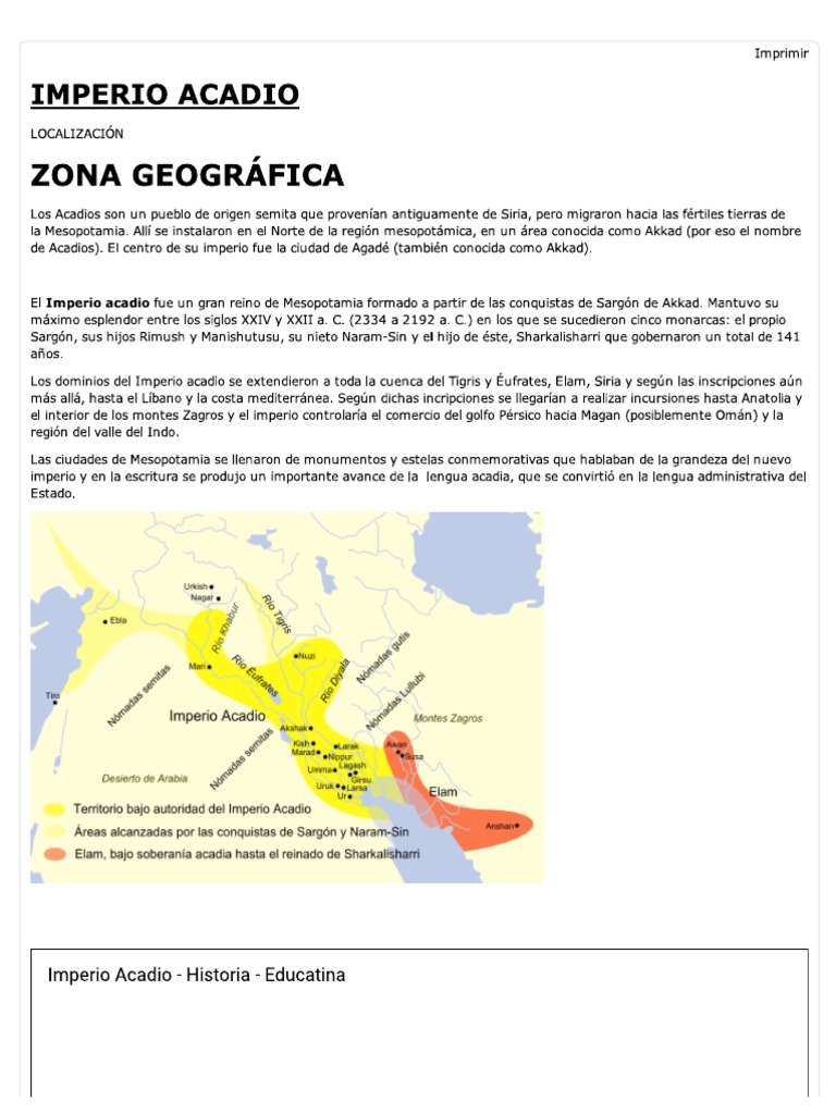Imperio Acadio | PDF