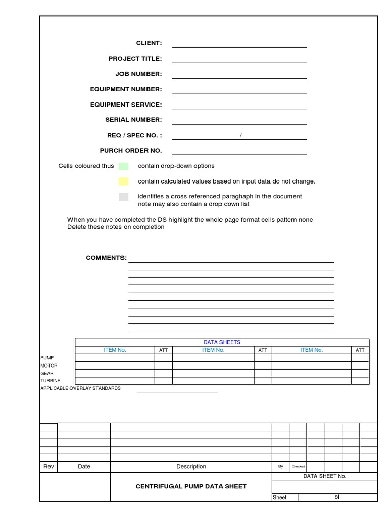 Datasheet pompa | Welding | Pump