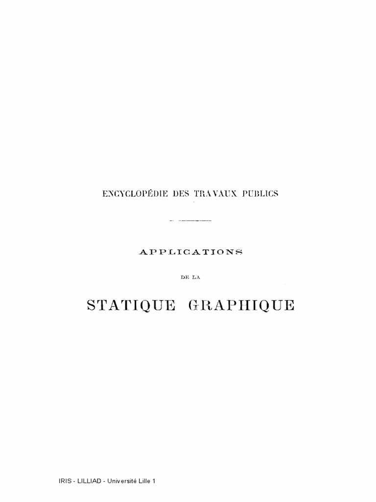 Applications de La Statique Graphique - Planches PDF | PDF | Flexion ...