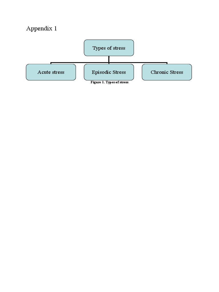 Appendix 1: Types of Stress | PDF | Stress (Biology) | Anxiety
