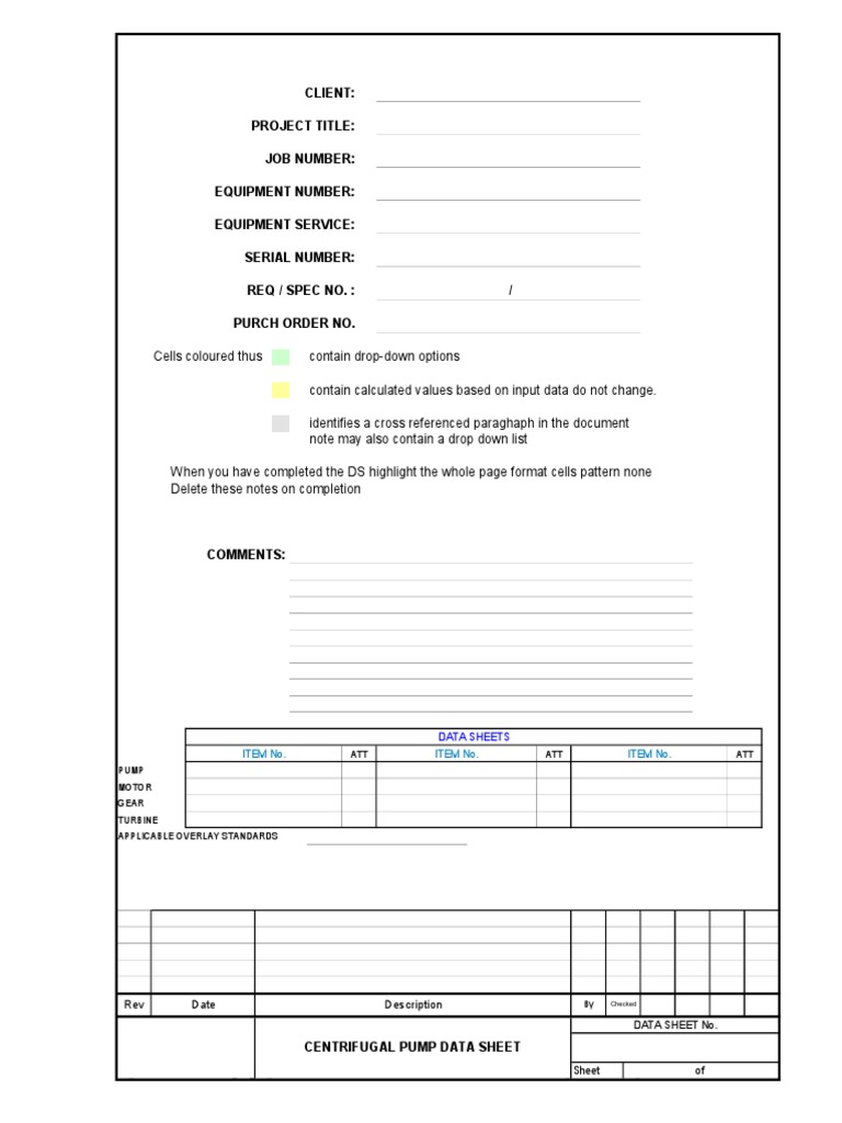 Rev Date Description: Item No. Item No. Item No | PDF