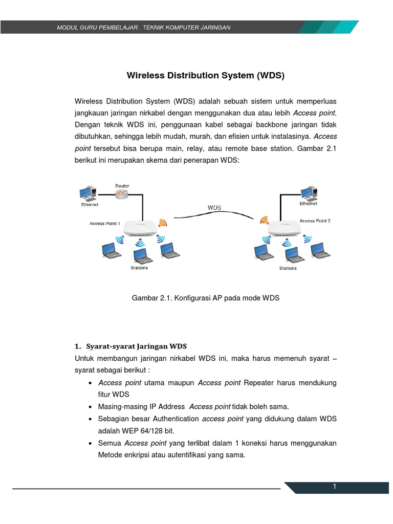 BB 3 Wireless Distribution System (WDS) | PDF