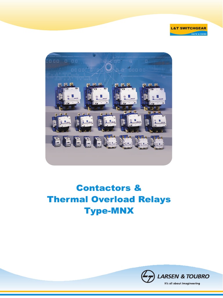 Contractors and Thermal Overload Relays | PDF | Relay | Electrical ...