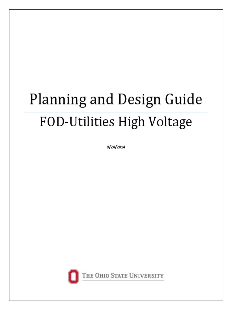 Electrical Planning and Design Guide Final | PDF | Electrical ...
