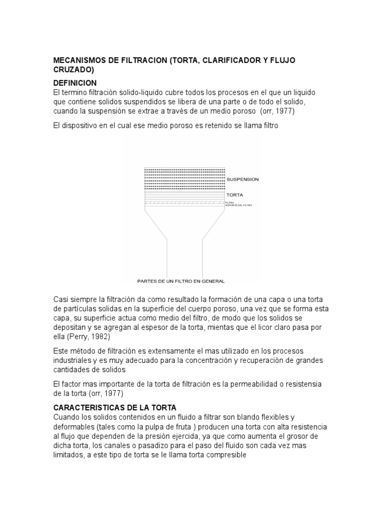 Mecanismos de Filtracion | PDF | Filtración | Ósmosis