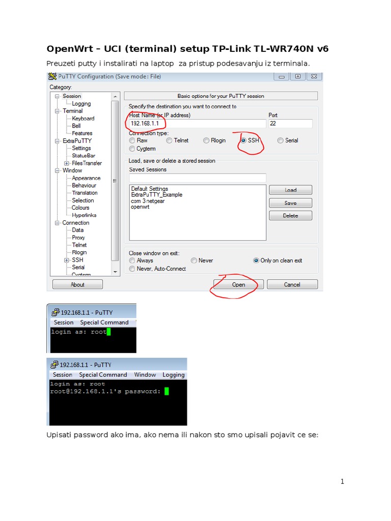 OpenWrt Terminal | PDF | Wireless Networking | Networking