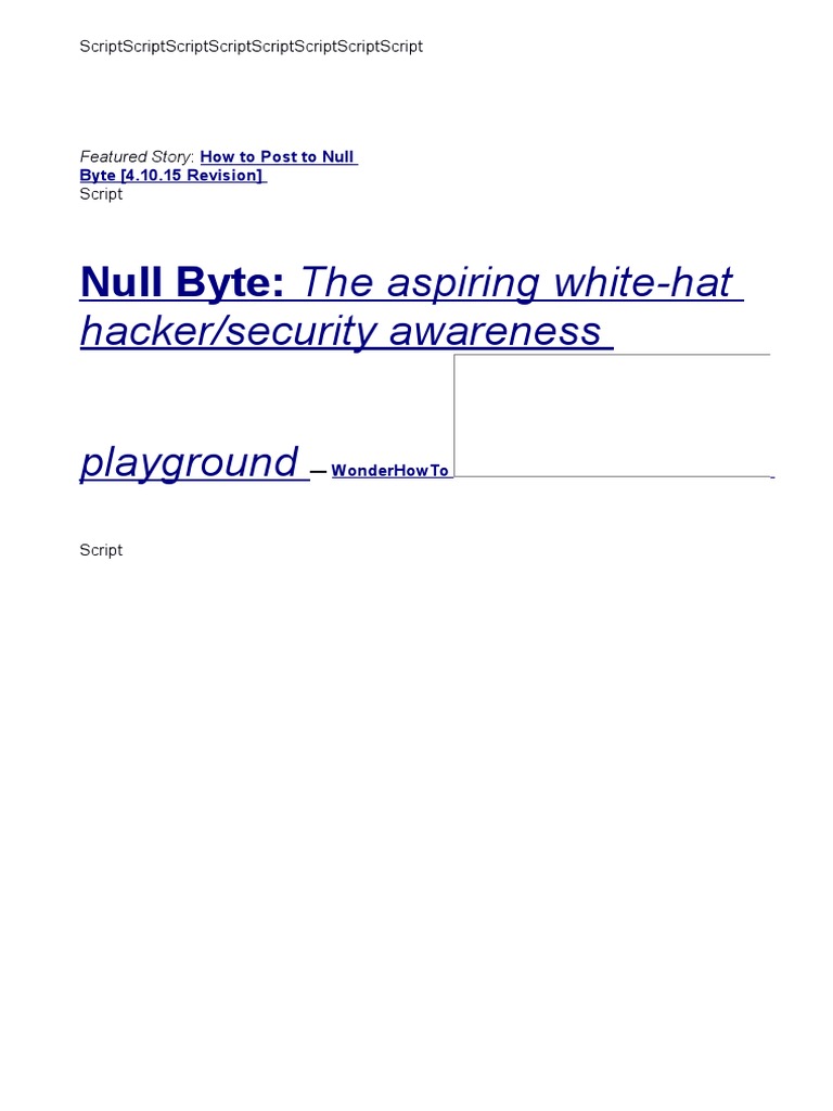 Hack Like A Pro Metasploit For The Aspiring Hacker | PDF | Security Hacker | Cyberspace