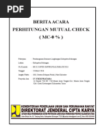 Berita Acara Mutual Check Awal MC 0 % | PDF