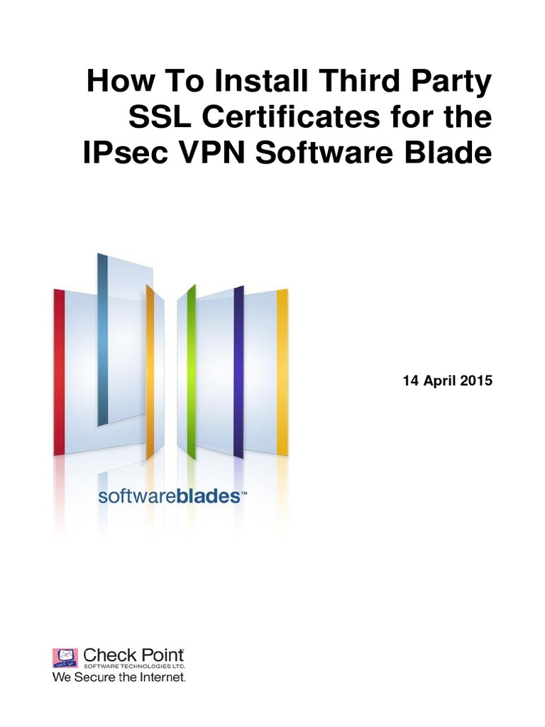 How To Install Third Party SSL Certificates For IPSec VPN | PDF ...