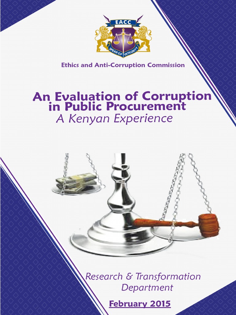 Evaluation of Corruption in The Public Procurement PDF | PDF ...