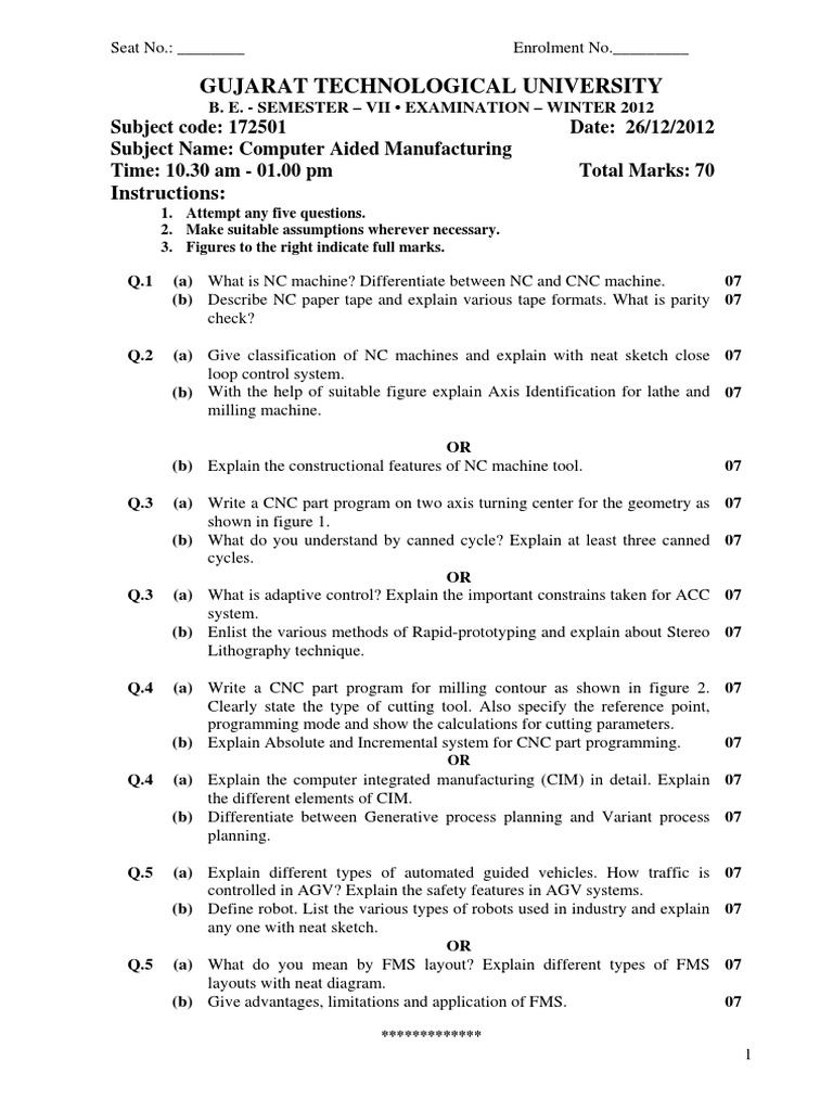 Computer Aided Manufacturing | PDF