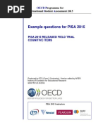 Pisa-Based Test For Schools Sample Test Items | PDF | Well Being ...