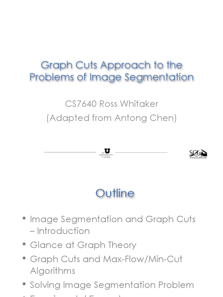 Graph Cuts Intro PDF | PDF | Image Segmentation | Theoretical Computer ...